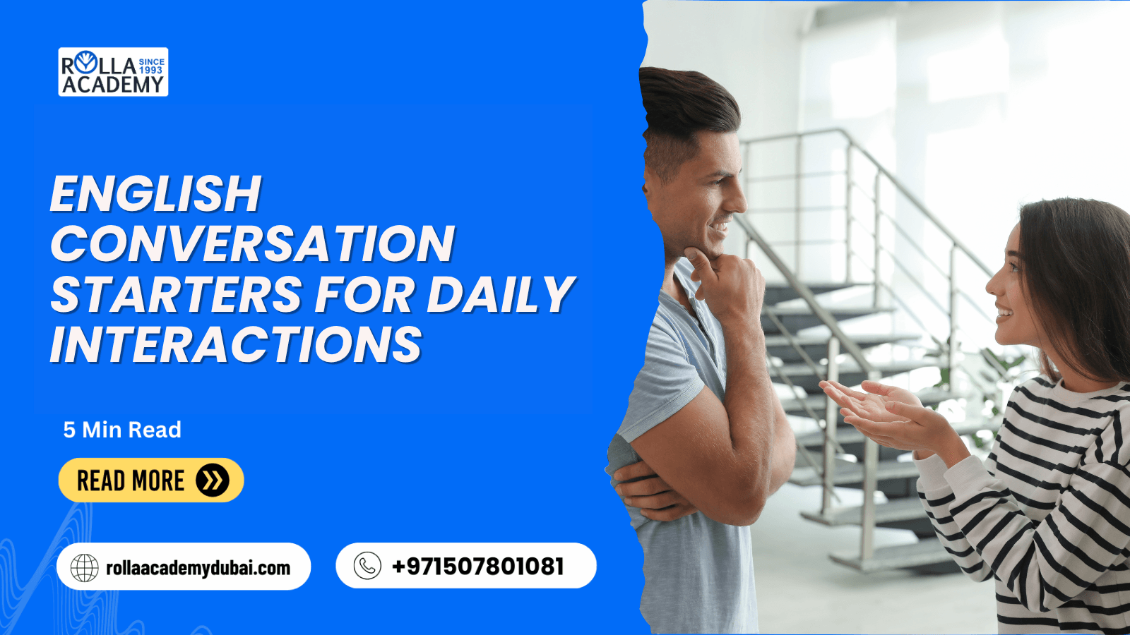 English Conversation Starters for Daily Interactions | Rolla Academy ...